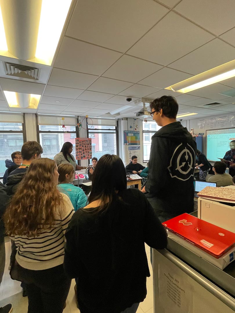 Seventh Graders Visit Aaron High School