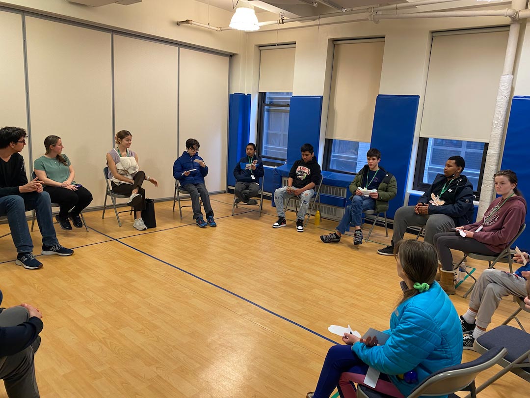 Seventh Graders Visit Aaron High School